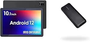 Amazon.co.jp: 【セット買い】アイリスオーヤマ タブレット 10インチ Wi-Fiモデル Android12 動画視聴 日本語 ...