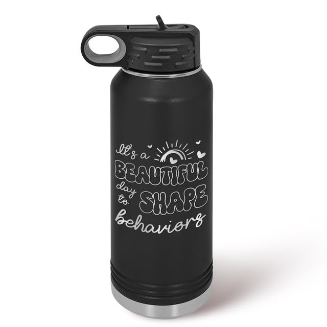Amazon.com: MEDROC Behavior Analyst Water Bottles - 32oz Stainless ...