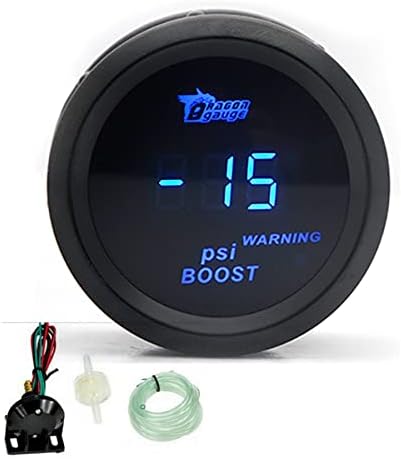 Amazon.com: LEVANLIGHT 2" 52mm Blue Digital LED 30 PSI Turbo Boost ...