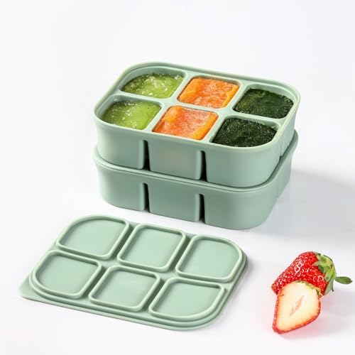 Amazon.com: Ice Cube Trays 2 pack, Easy Release 15 Square Silicone Ice ...