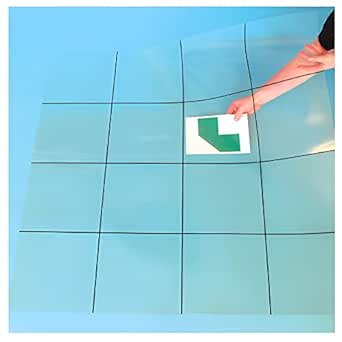 TTS Bee Bot Programmable Floor Robot Mats, Transparent Grid Mat for Bee ...