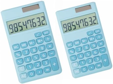 Amazon.com : Basic Standard Calculators Small Digital Desktop ...