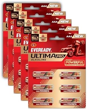 Eveready Ultima Pro Alkaline AAA Battery | Pack of 30 | 1.5 Volt | 800% ...