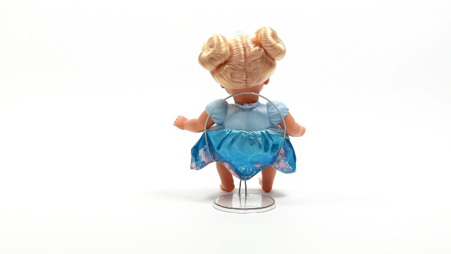 Watch Disney Princess Deluxe Baby Cinderella Doll with Pacifier on ...