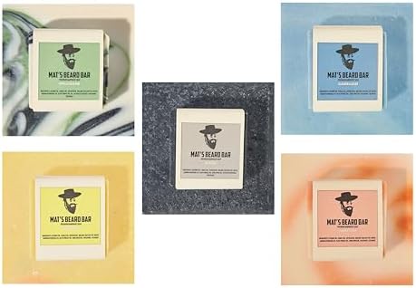 Amazon.com : Full Set of 5 Mat's Premium Handmade Bar Soaps : Beauty ...