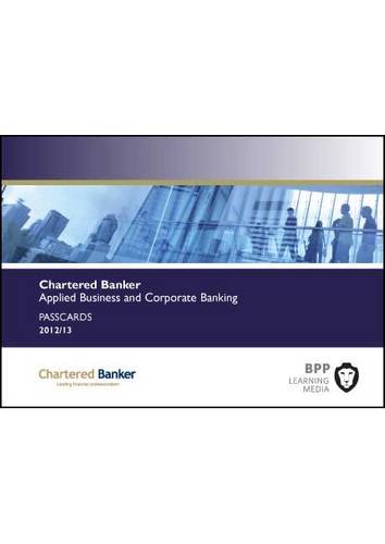 Buy Chartered Banker Applied Business and Corporate Banking: Passcards ...