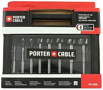 PORTER-CABLE PC1008 Forstner Bit Set, 8-Piece - Fostner Bits - Amazon.com