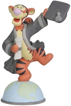 Amazon.com: Precious Moments Porcelain Disney Tigger Graduation ...