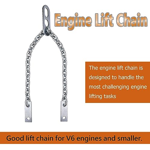 34Inch Engine Lift Chain with 1,000 lbs Max Load Motor Engine Lift ...
