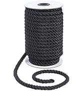 Amazon.com: PH PandaHall 5mm 18 Yards Twisted Gold Rope Nylon Cord Trim ...