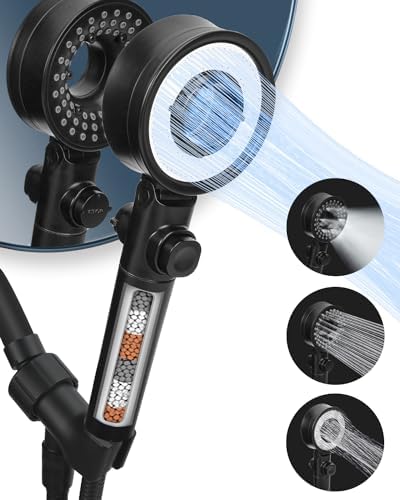 Alphyse Turbo Shower Head High Pressure, Vortex Shower Head with ...