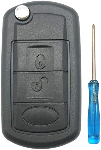 Amazon.com: Folding Flip Replacement Key Fob Cover Case fit for Land ...