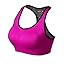Match Womens Sports Bra Wirefree Seamless Padded Racerback Yoga Bra for ...