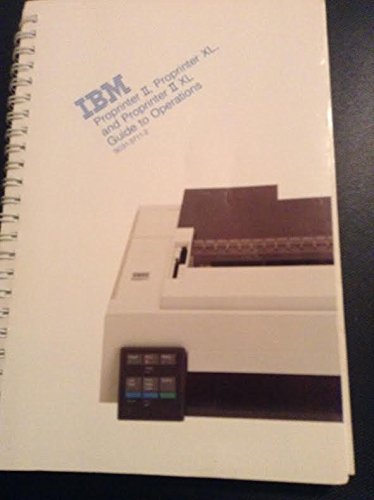 IBM Proprinter II & Proprinter XL: IBM: Amazon.com: Books