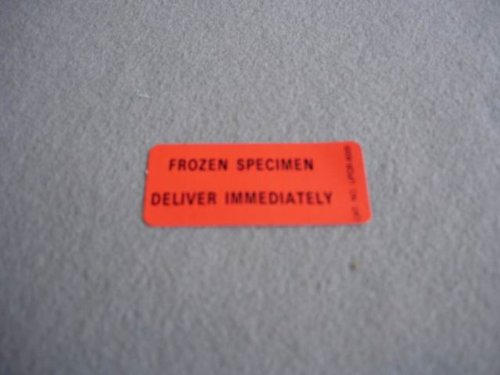 Amazon.com: Label, 'Frozen Specimen/Immediate Delivery(1''x2.25'') (500 ...