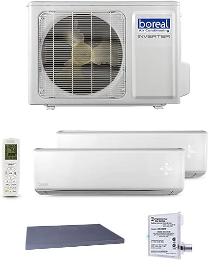 Amazon.com: Boreal BRISA 18,000 BTU 1.5 Tons Dual Zone Wall Mount ...