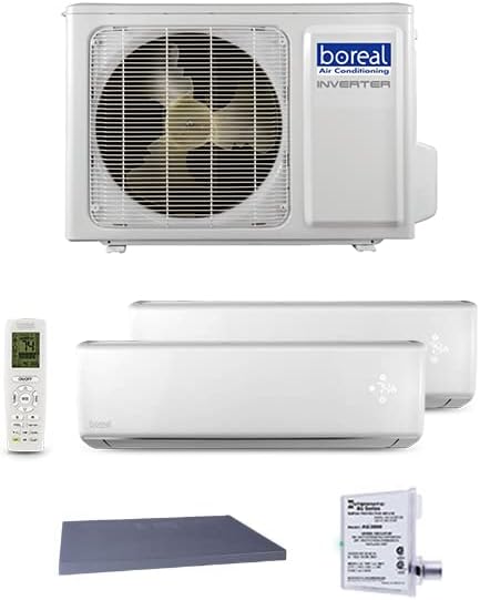Amazon.com: Boreal BRISA 24,000 BTU 2 Tons Dual Zone Wall Mount ...