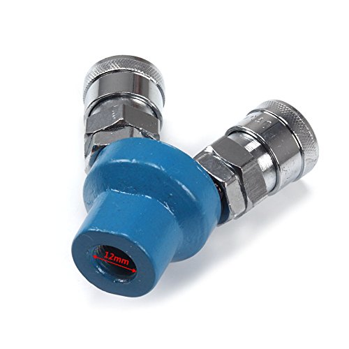 2 Way Quick Connect Air Hose Splitter coupler Manifold