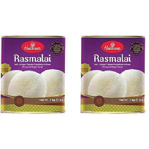 Amazon.com: Pack Of 2 - Haldiram's Rasmalai - 1 Kg