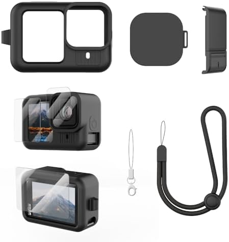 Amazon.com : Vamson Silicone Protective Case for Go Pro Hero, with Mini ...