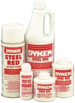Amazon.com: Dykem Layout Fluids - 16oz. spray steel red layout fluid ...