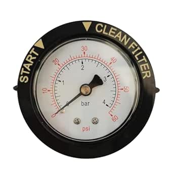 Amazon.com: 190059Z ECX2712B1 190059 Pool Filter Pressure Gauge, 2 ...