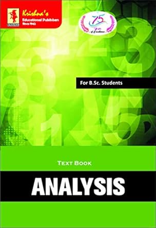 Krishna's TB Analysis | Combo - Real Analysis + Complex Analysis ...