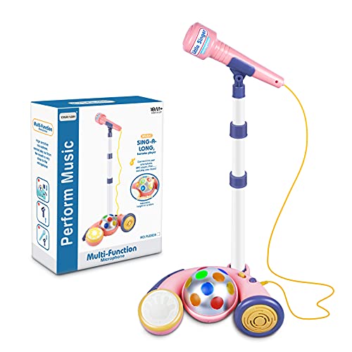 Sing Star Pink Toy Microphone with Stand - Educational Toys Planet