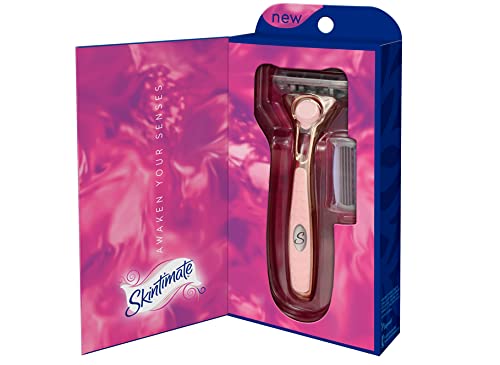 Amazon.com: Skintimate razor, 4 blades system with aloe & vit E (1 ...