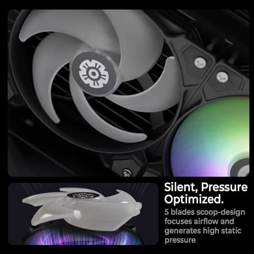 Snapklik.com : ENERMAX LIQMAXFLO 360mm A-RGB AIO CPU Liquid Cooler ...