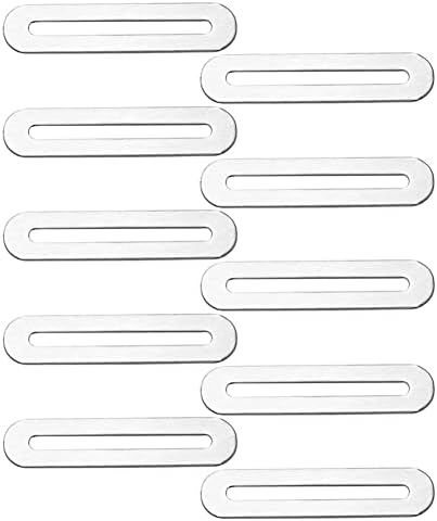Amazon.com: OTTFF 10 Pcs 5¾ x ⅝ inch Adjustable Flat Plate with Slot ...