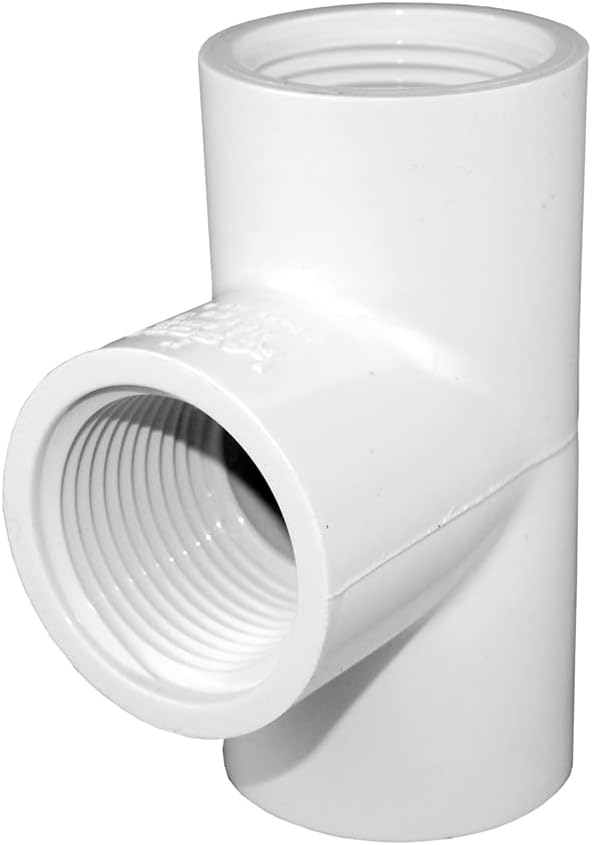 Lesso America 402 Series PVC Pipe Fitting - Reducing Tee - Schedule 40 ...