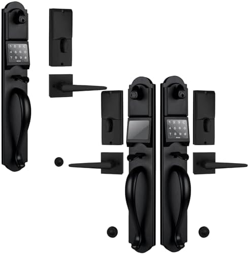 HISAFE Keyless Entry Door Lock Set, Heavy Duty Smart Electronic Double ...