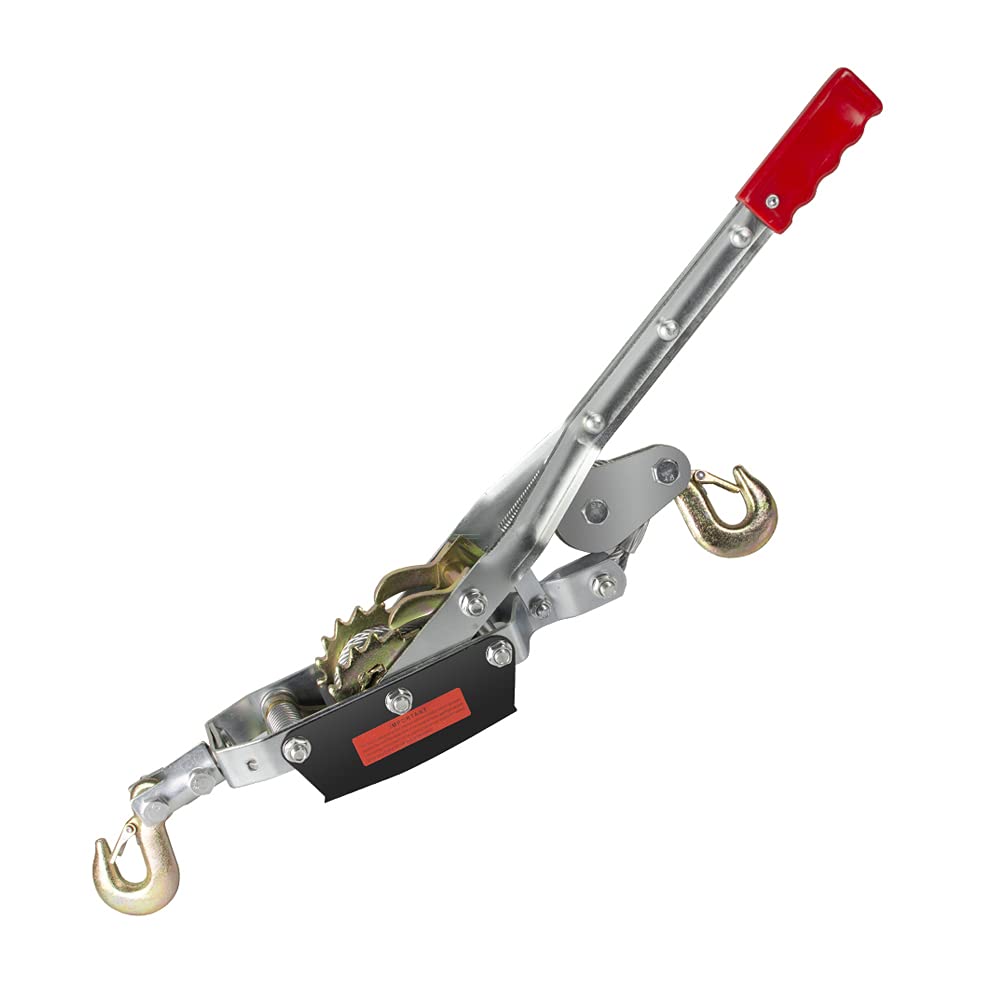 Buy Power Cable Puller, 4 Ton 8000lb Heavy-Duty Come-Along Double-Gear ...
