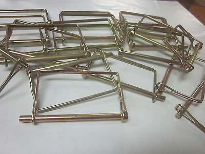 ~ 20 ~ SQUARE 1/4" X 4" CANOPY PTO PINS CAMPER AWNING TRAILER HITCH ...