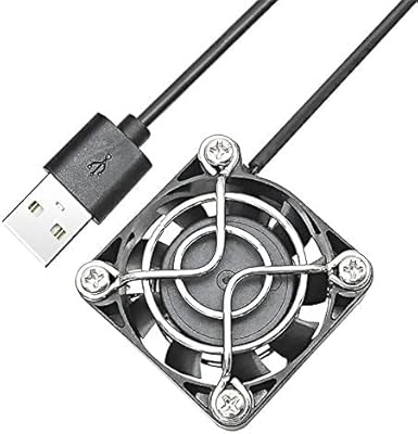 Amazon.co.jp: 小型 USB 冷却ファン 角型 40mm x 40mm サイズ IC-UFAN4001 (FANガード 両面取付 ...