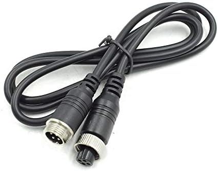 Hxchen 1M/3FT Car 4-Pin Aviation Video Extension Cable for CCTV ...