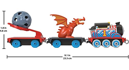 Thomas & Friends Diecast Toy Train Medieval Thomas Push-Along Engine ...