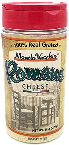Amazon.com: Mondo Vecchio | Authentic 100% Grated Cheese (Romano ...