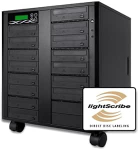 Amazon.com: Spartan 14 Target SATA Light-Scribe Tower DVD Duplicator ...