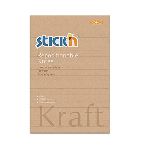 STICK'N Sticky Notes 21641, Kraft Notes, 6 * 4", 100Sheets : Amazon.in ...