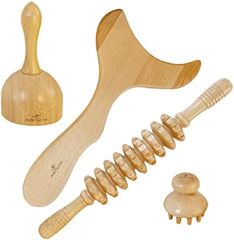 Amazon.com: ABTECH 4 Pcs Wood Therapy Massage Tools, Wood Therapy Tools ...