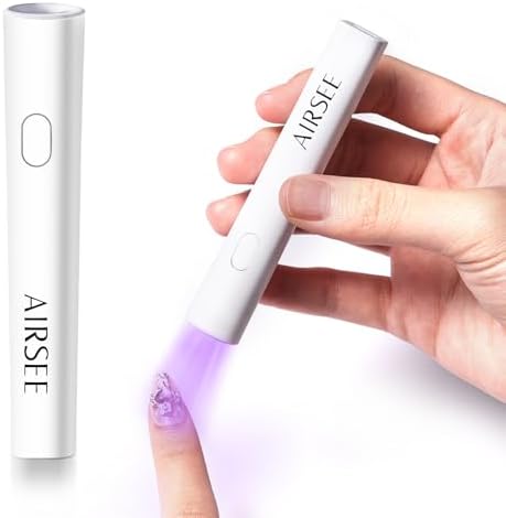 Amazon.com: GAOY Handheld UV Light for Gel Nails, Mini Nail Lamp, Portable Cordless Rechargeable ...