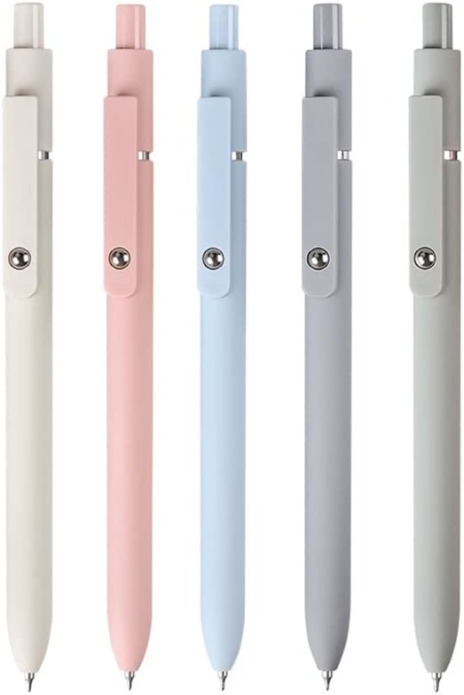 Shuttle Art Retractable Gel Ink Pens, 11 Pack Black Ink Pens, Cute Pens ...