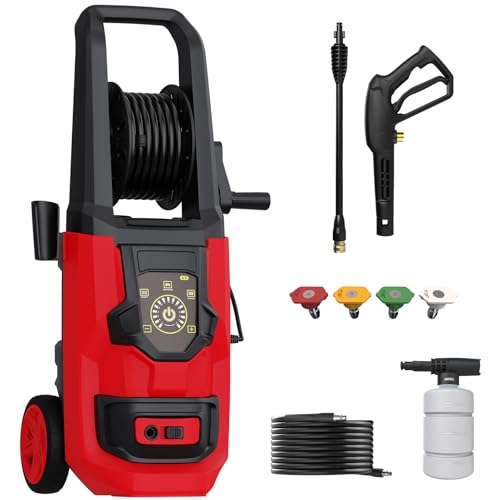 Electric Pressure Washer Touch Screen – 5000 PSI Max 3.2 GPM Power ...