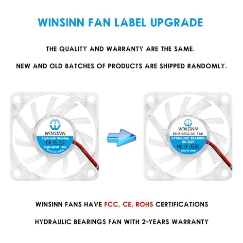 Snapklik.com : WINSINN 60mm RGB Fan 24V, LED Colorful Micro 24 Volt ...