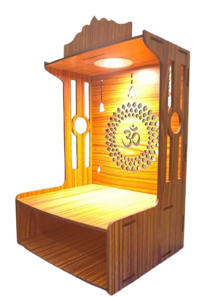 Wooden Pooja Stand for Home Pooja Mandir for Home Temple for Home and ...