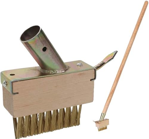 Neilsen CT2966 Block Paving/Patios Wire Brush - 1.4 Meter Copper-Plated ...