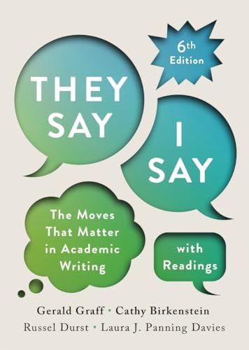 Amazon.com: "They Say / I Say" with Readings eBook : Graff, Gerald ...