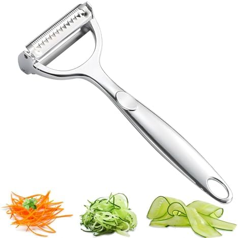 Amazon.com: ReNext Multifunction Stainless Steel Julienne Peeler ...
